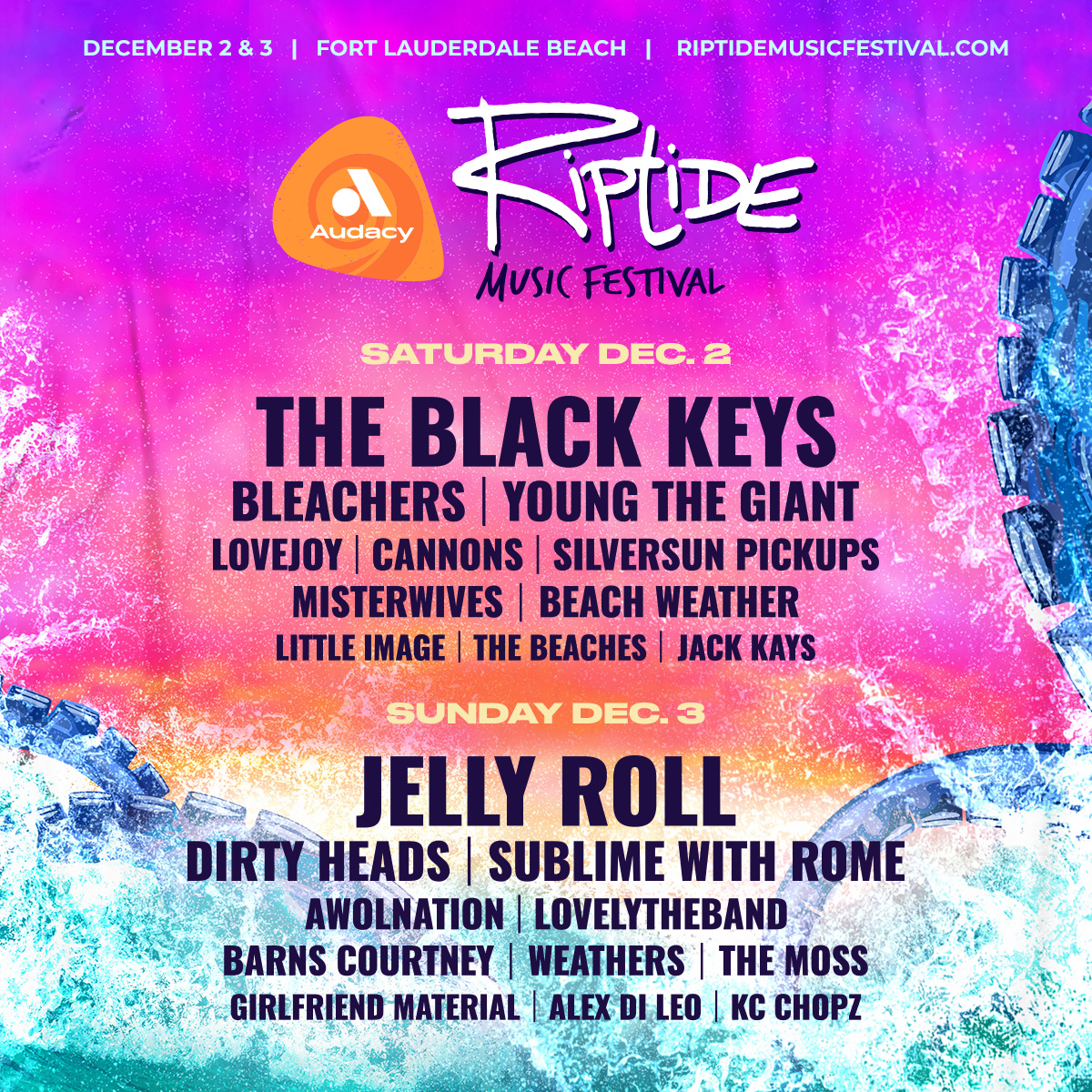 Audacy Riptide Music Festival – GHQ.fm